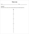 Blank Timelines - Word Excel PDF Formats